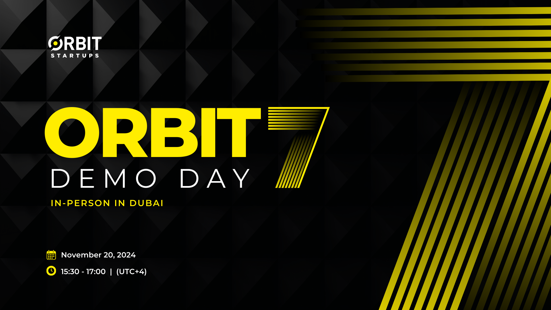 Orbit 7 Demo Day - Orbit Ventures
